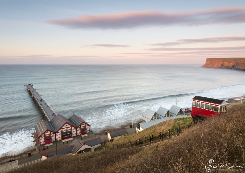 A Spring Evening Overlooking Saltburn Beach - The North Yorkshire Gallery