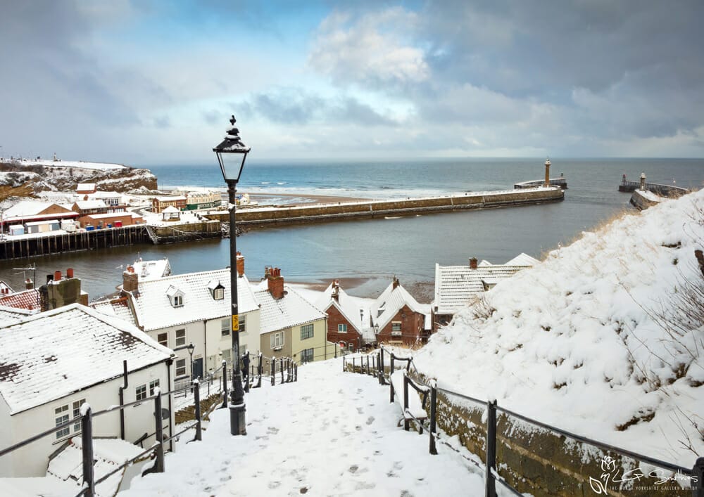 Capturing The Beauty Of Whitby Winter Snow - The North Yorkshire Gallery