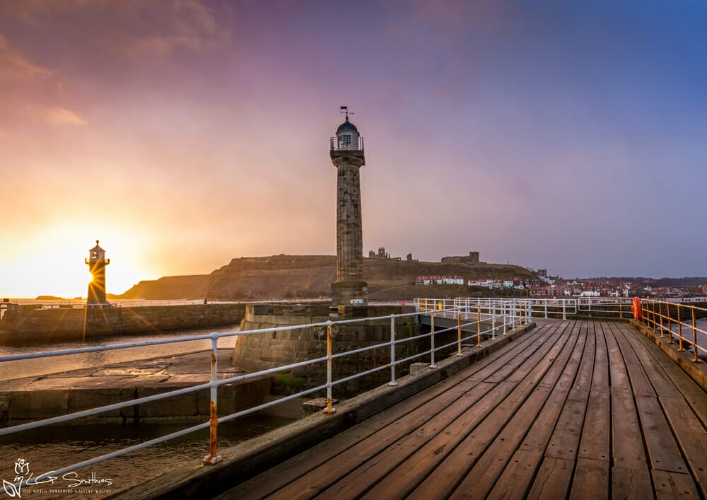 Whitby Storm At Sunrise - The North Yorkshire Gallery