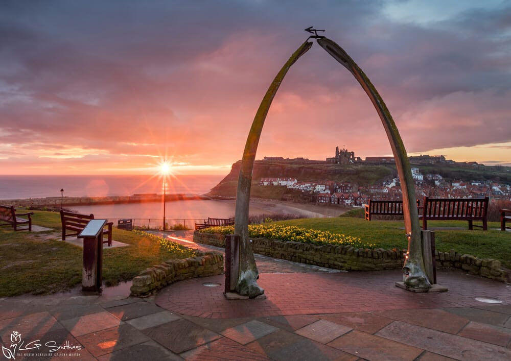 Whitby Whalebones In Spring - The North Yorkshire Gallery